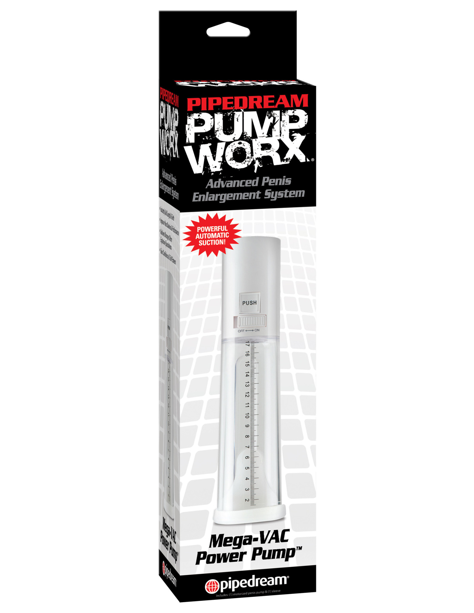 Pump Worx Mega-Vac Power Pump - Spanky's Adult Emporium