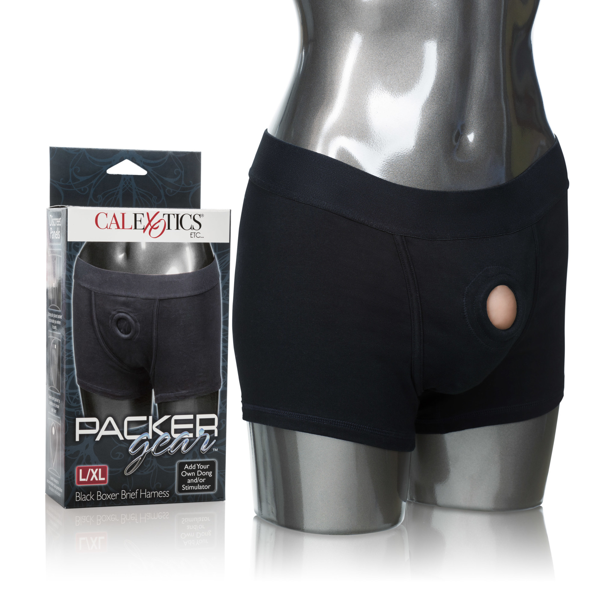 Packer Gear Boxer Brief Harness - Large/extralarge - Black - Spanky's ...