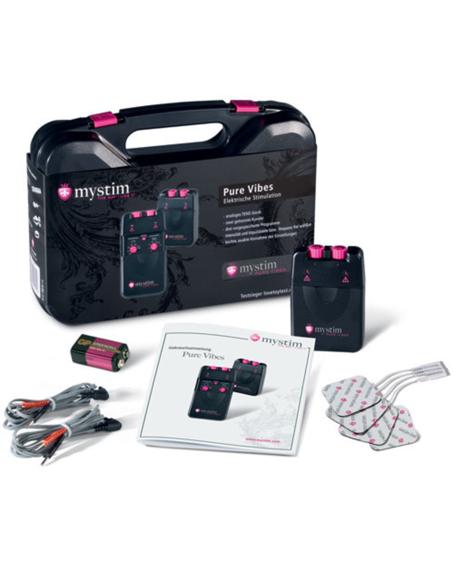 Mystim Pure Vibes Nerve Stimulator Electrosex Kit | Bondesque
