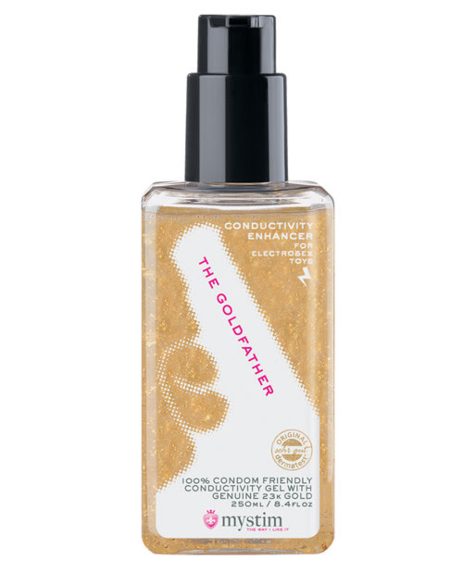 The Goldfather Conductivity Enhancer | Water-based lube | Mystim ...