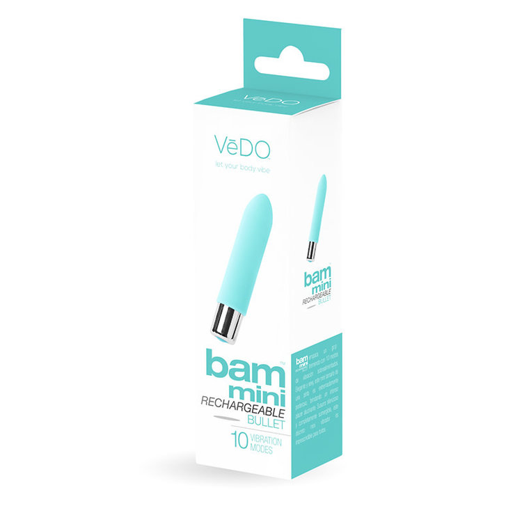 Bam Mini Silicone Bullet Vibrator | Rechargeable External Vibe | VeDO ...