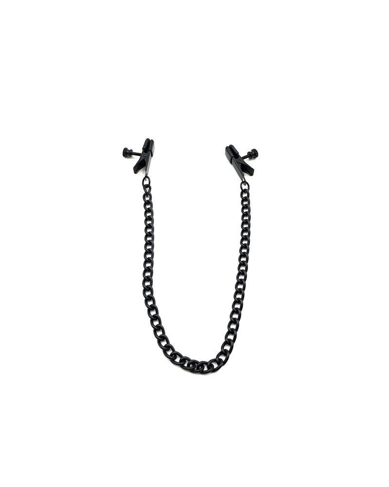 Broad Tip Clamp - Black Link Chain - Bondesque