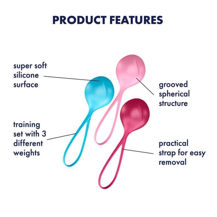 Satisfyer Strengthening Kegel Balls | Bondesque | Bondesque