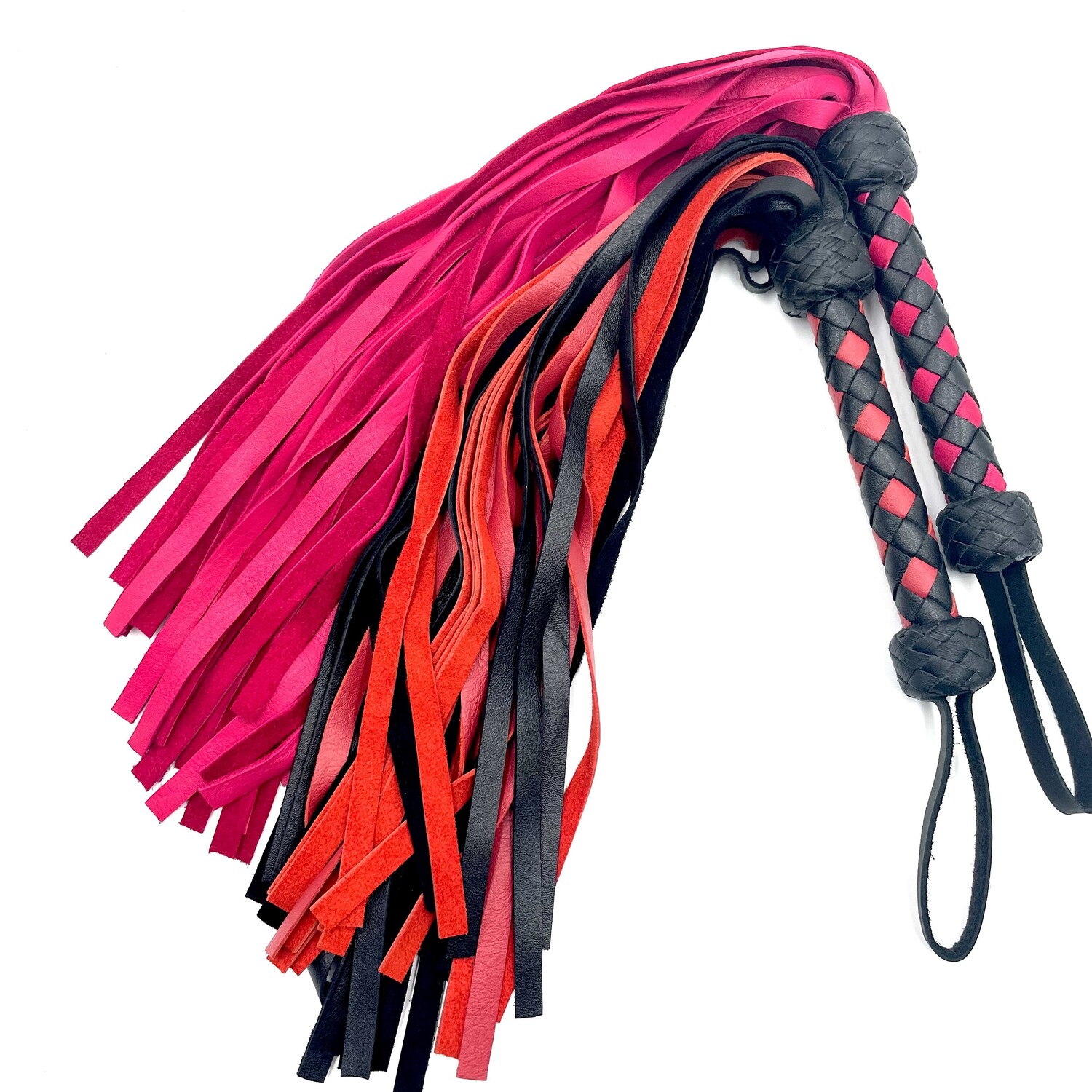 Cowhide Heavy Leather Flogger | BDSM Impact Play | WIAN Studios | Bondesque