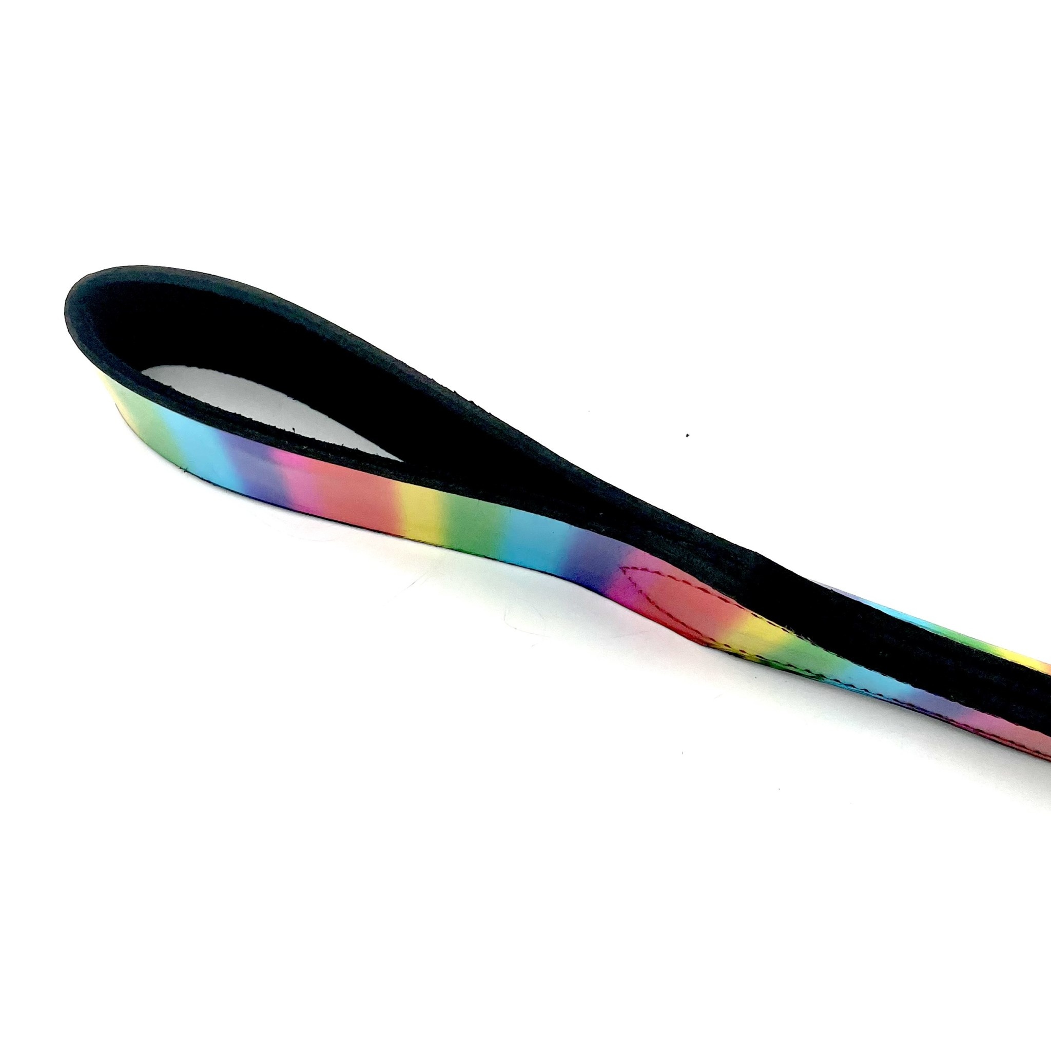 Rainbow Leather Loop Leather Paddle | Slapping & Spanking Paddles ...