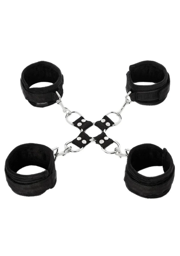 5 Piece Wrist to Ankles Cuff Restraints | BDSM Hog Tie | Sportsheets ...