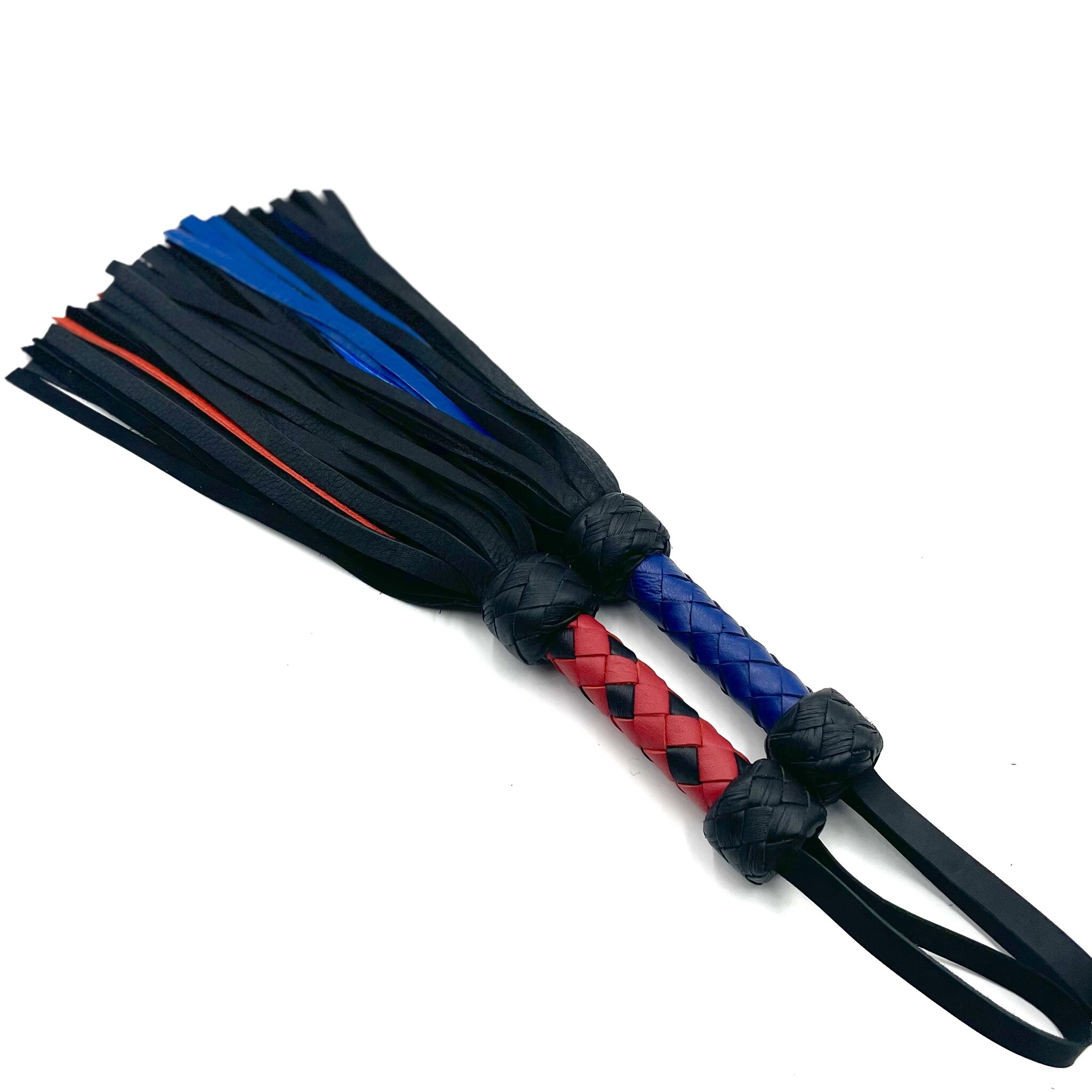 Elk and Cowhide short Floggers by Wian Studios - Bondesque
