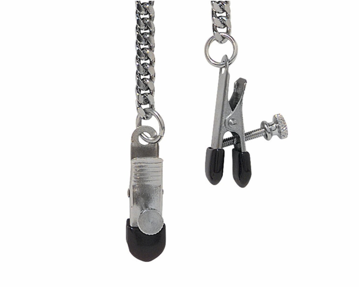Adjustable Broad Tip Clamps - Jewel Chain SPF-01 | Spartacus | Bondesque
