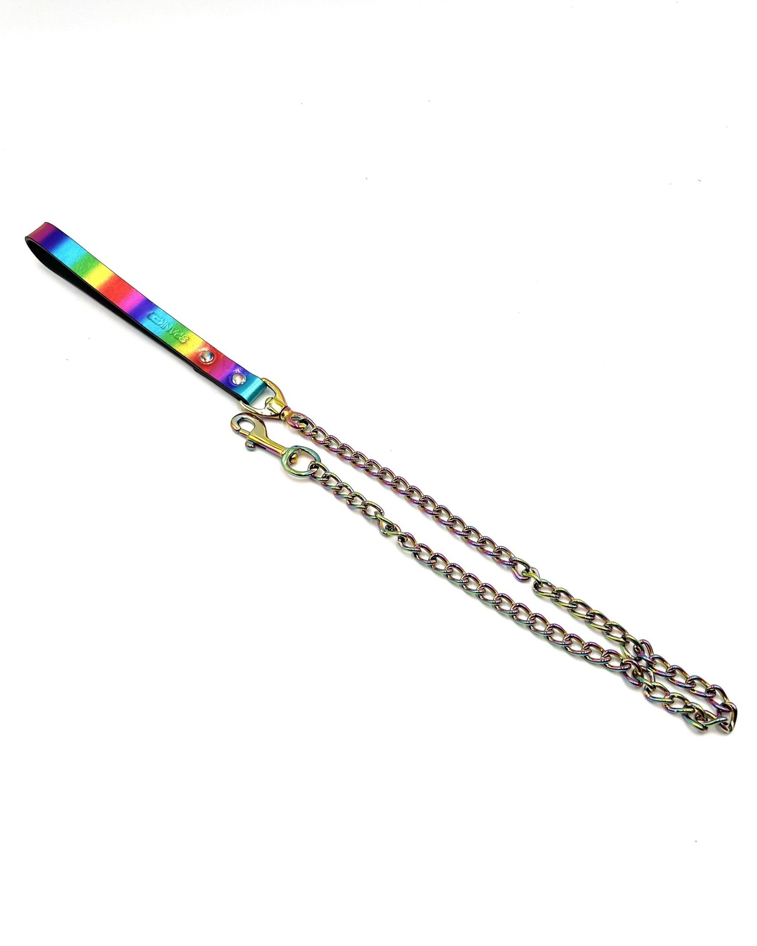 Rainbow Leather Leash | BDSM Gear | Pride edition | Spanked | Bondesque