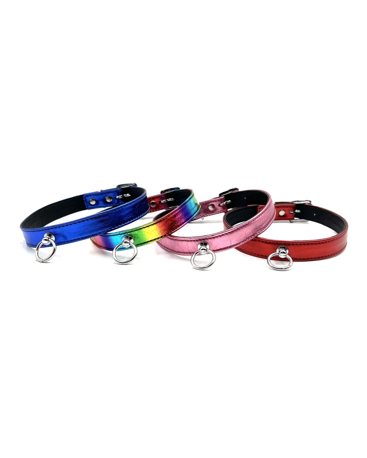 Soft leather O ring Everyday Collar | Spanked Leather | Bondesque