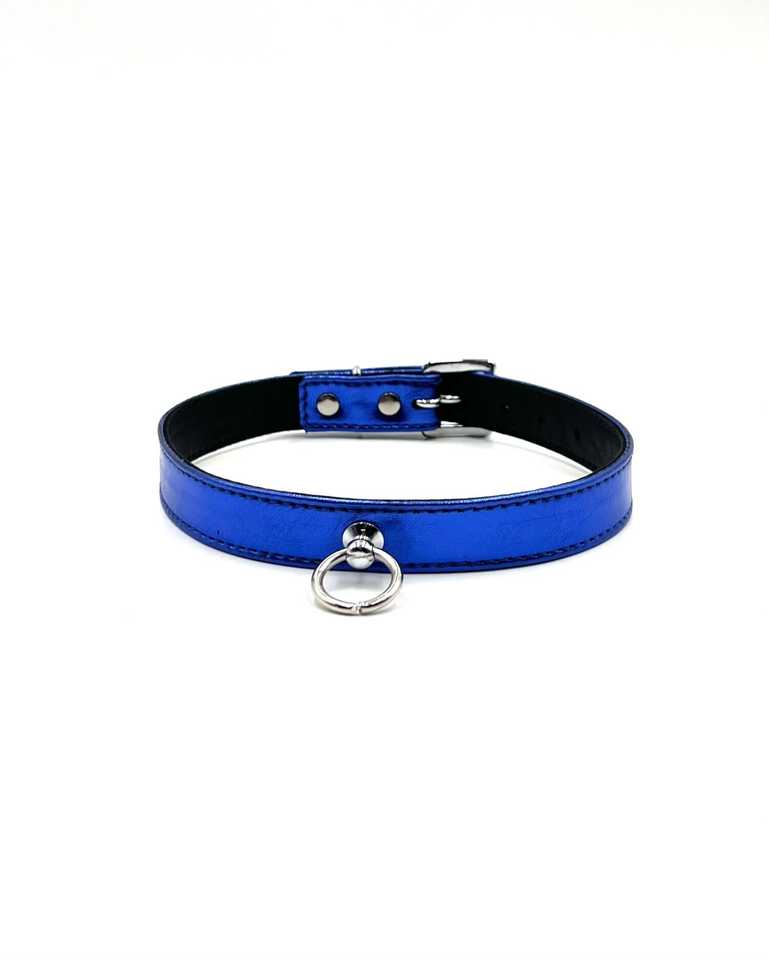Soft leather O ring Everyday Collar | Spanked Leather | Bondesque