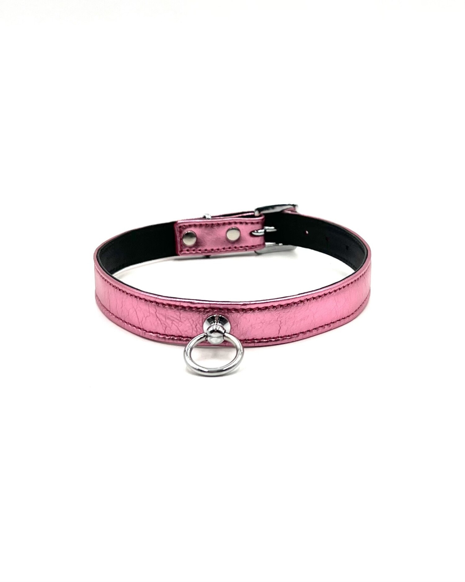 Soft leather O ring Everyday Collar | Spanked Leather | Bondesque