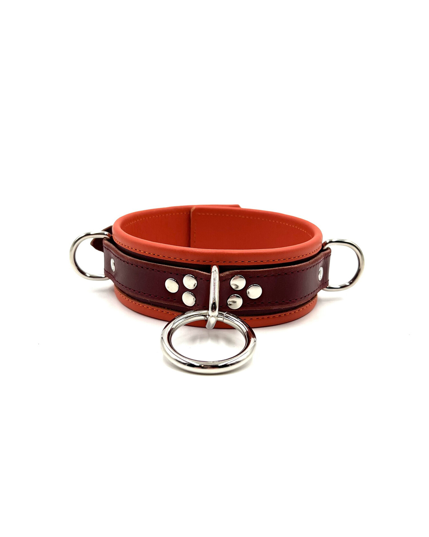 Deluxe 2-Tone Locking Collar O Ring | KOOKIE INT'L | BDSM Gear | Bondesque