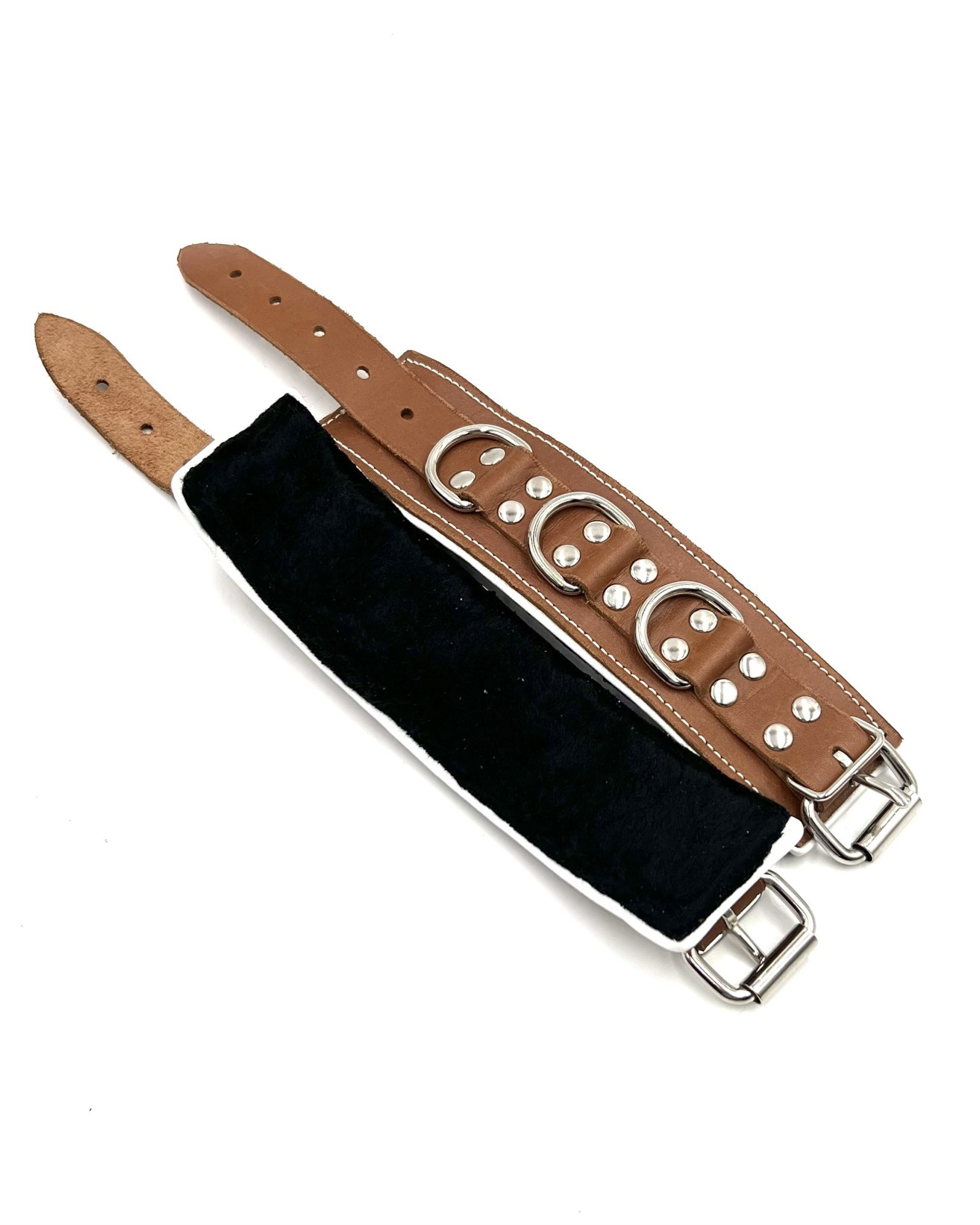 Medical Leather Wrist Cuffs | KOOKIE INT'L | BDSM Restraints - Bondesque