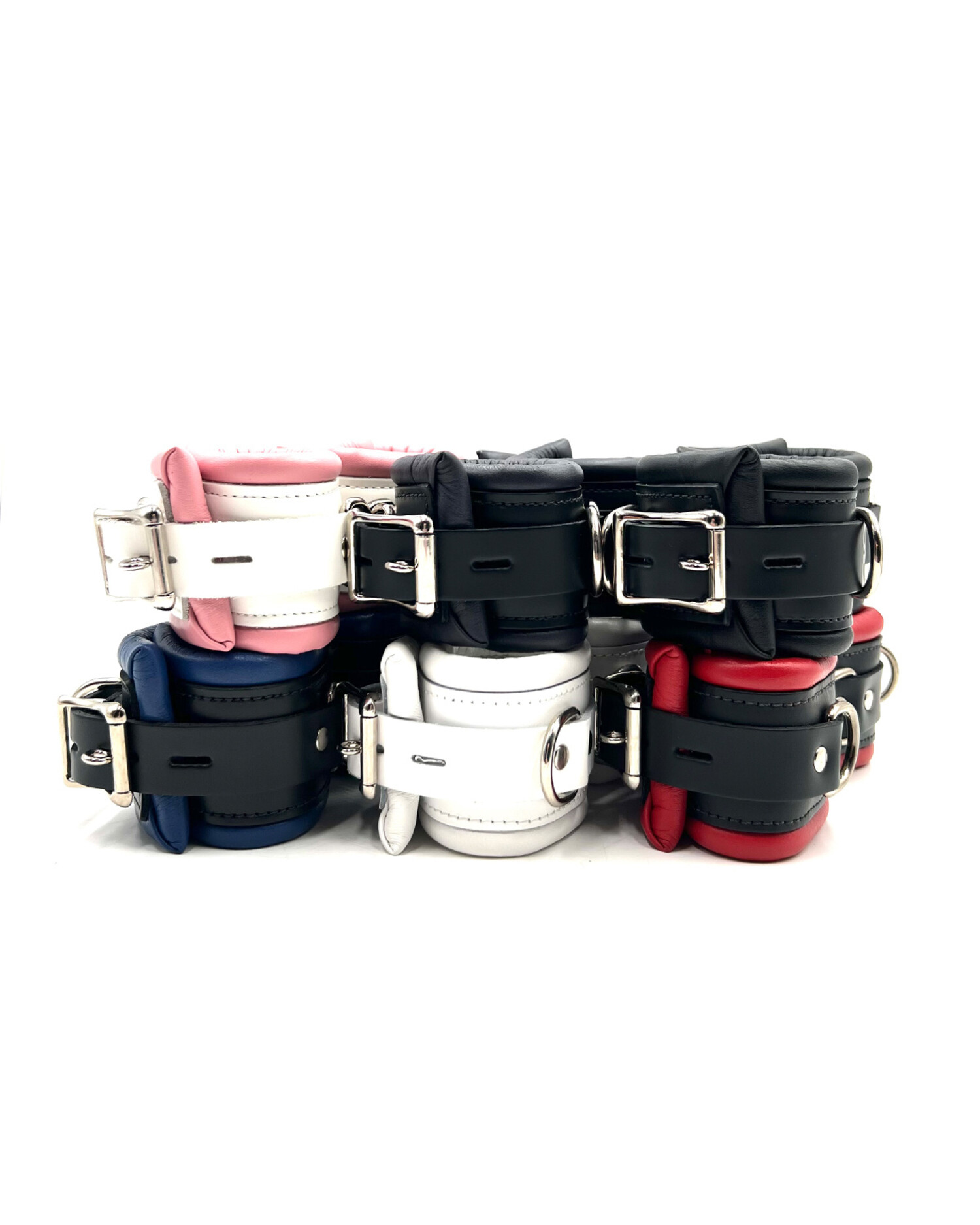 Padded Leather Wrist Restraints | KOOKIE INT'L | BDSM Restraints ...