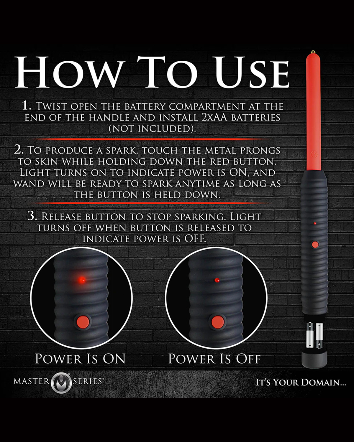 Shock Rod Zapping Wand - Bondesque