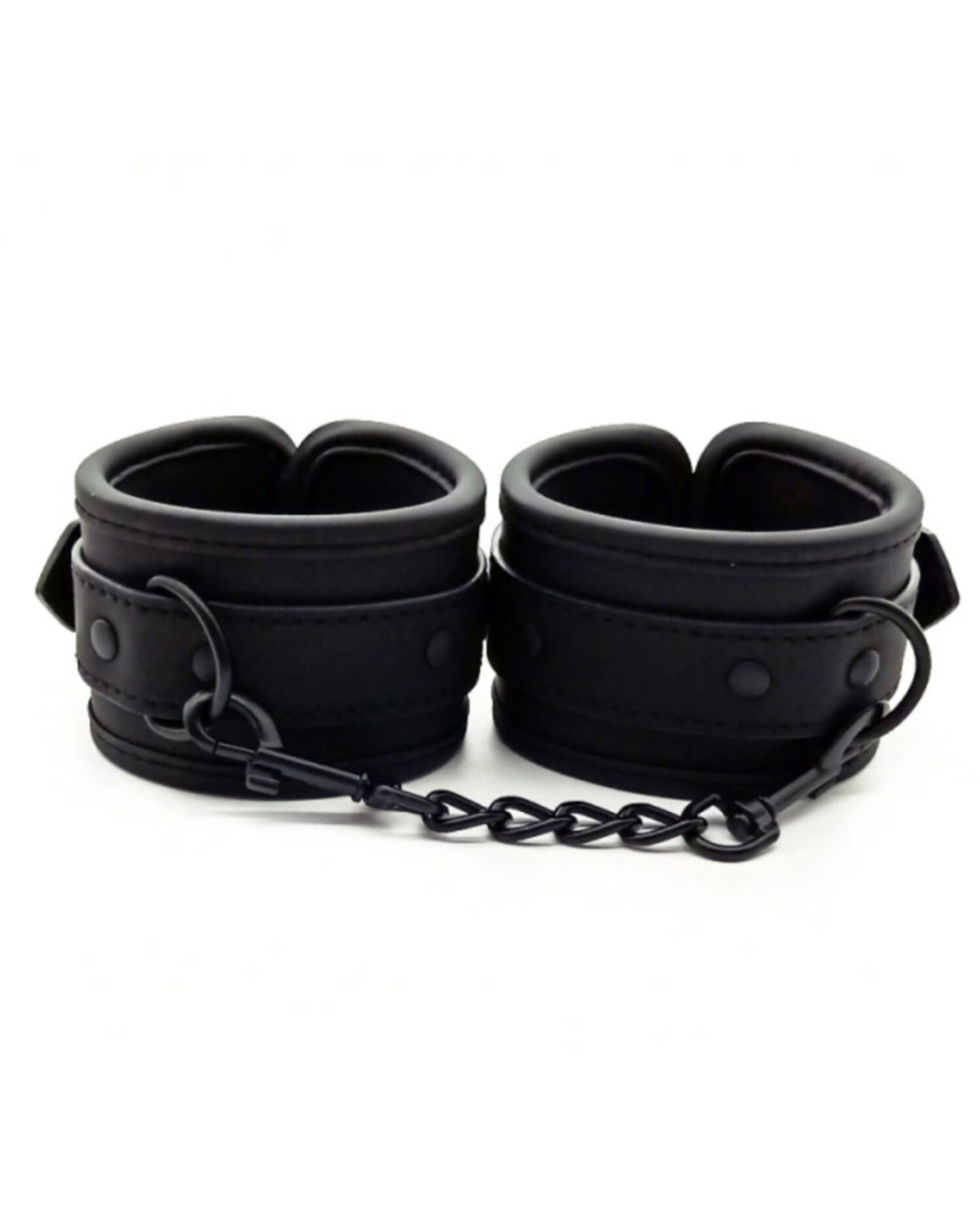 Neoprene Dark Ankle Restraints | BDSM Vegan Restraints | Kulla | Bondesque