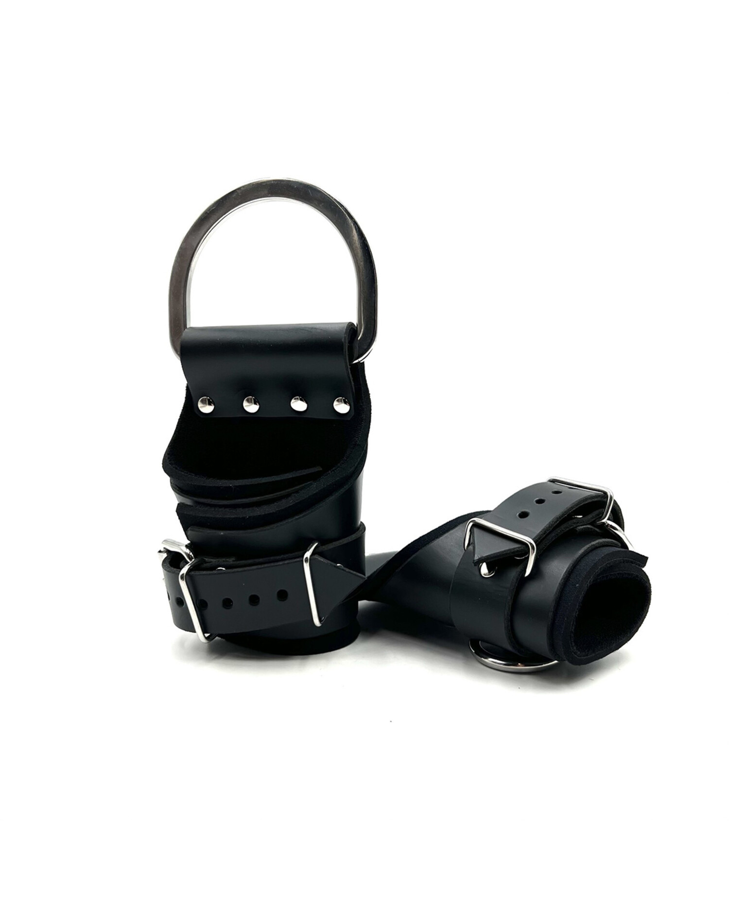The Multi-Cuff Leather Wrist Suspension Cuffs | Axovus | Bondesque