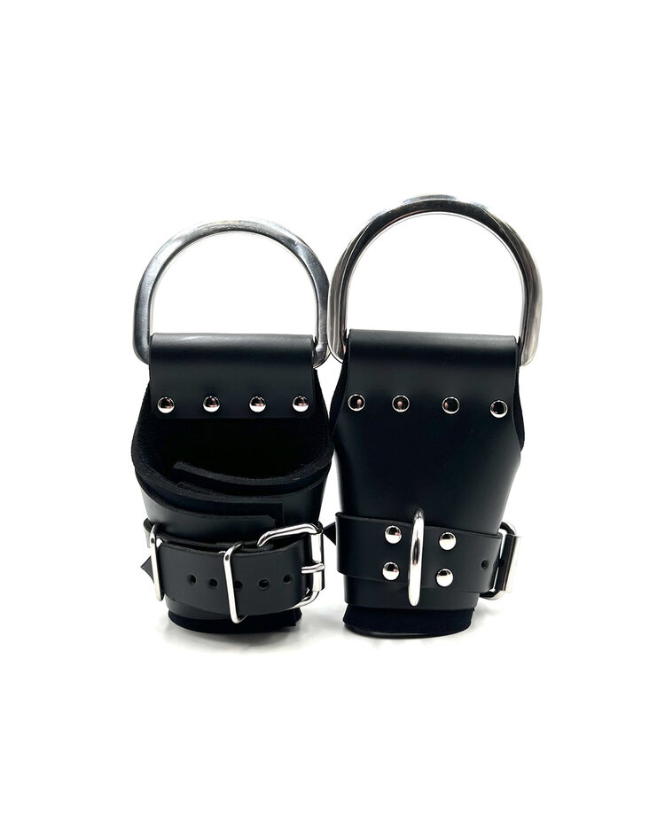The Multi-Cuff Leather Wrist Suspension Cuffs | Axovus | Bondesque