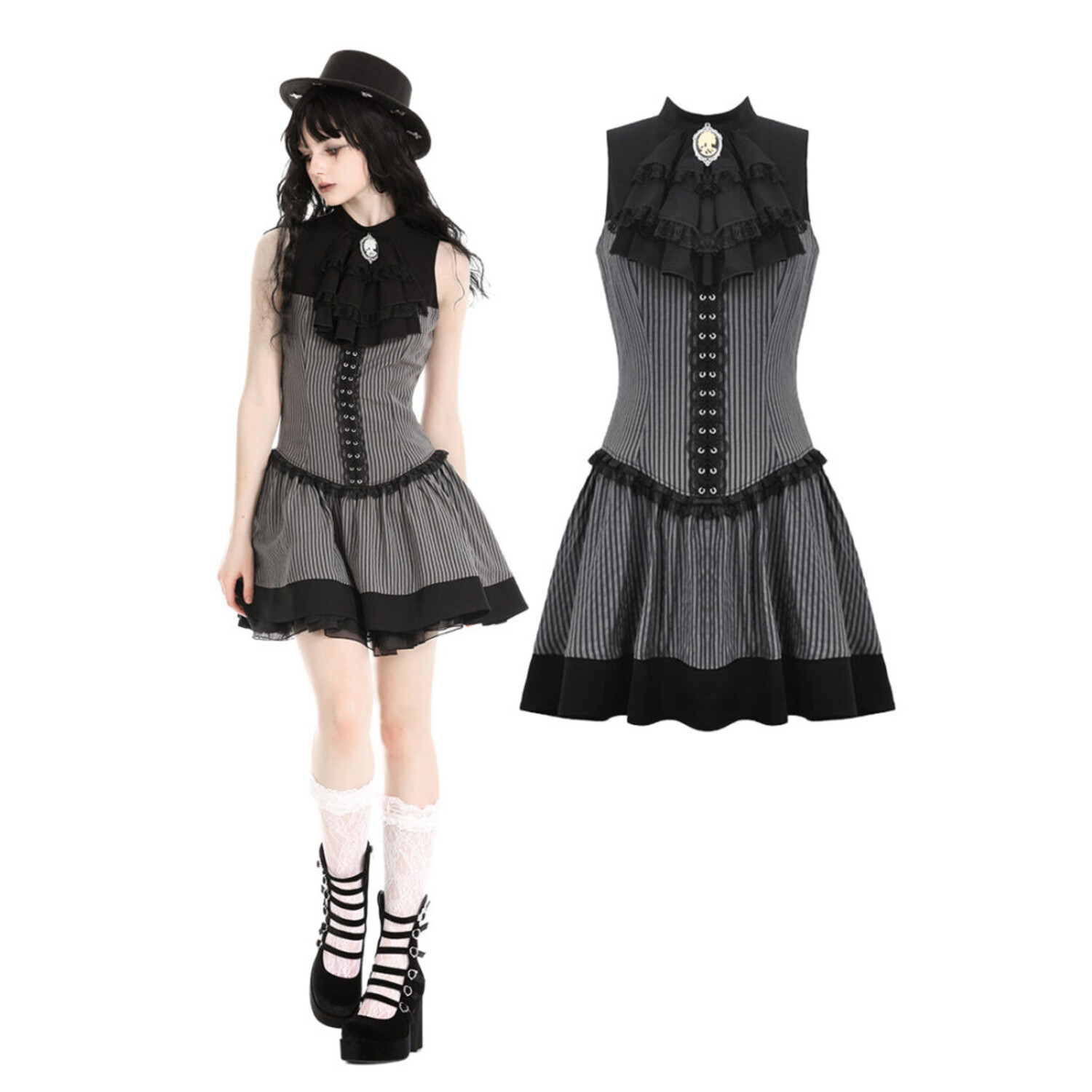 Corporate Gothic Dress | Goth Fashion | Halloween Costume | Bondesque