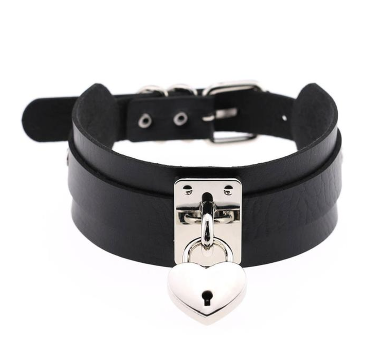 Fashionista Vegan choker with Lock | BDSM Restraints | Kulla | Bondesque