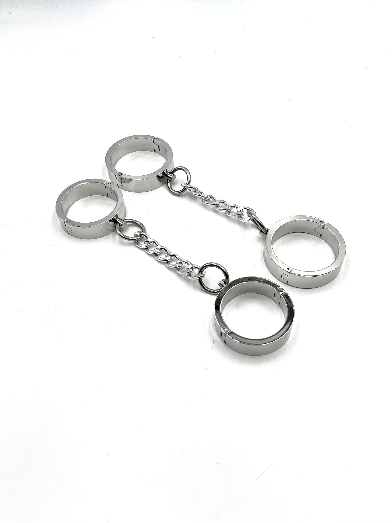 Chrome Plated Stainless Steel Cuffs - Bondesque