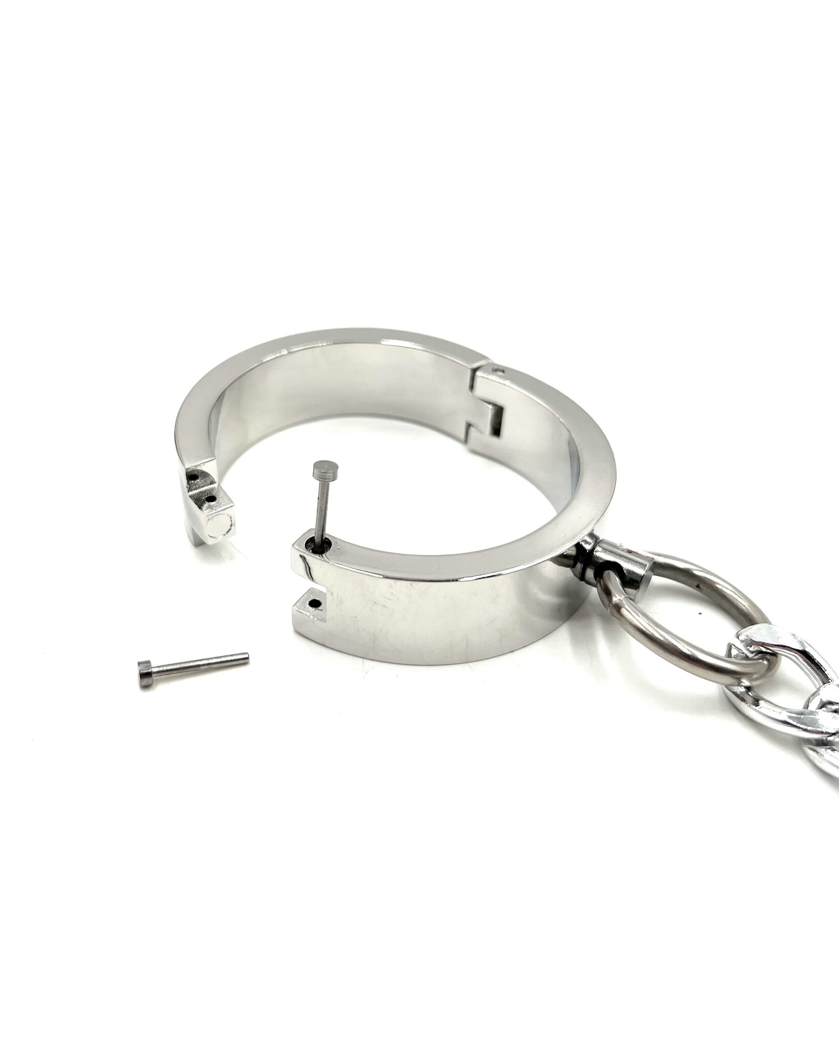Chrome Plated Stainless Steel Cuffs - Bondesque