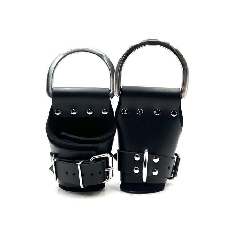 The Multi-Cuff Leather Wrist Suspension Cuffs | Axovus | Bondesque