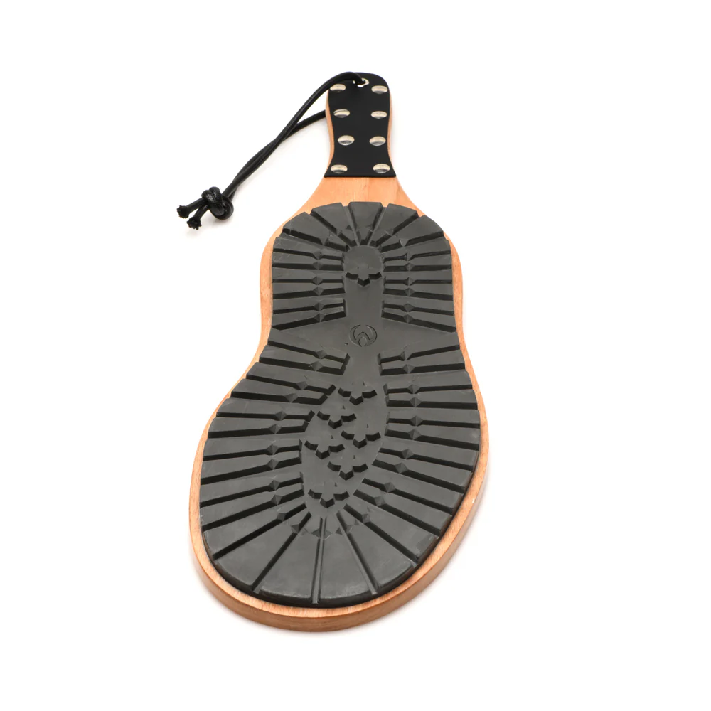 Tread Boot Spanking Paddle | Dual-Sided Impact BDSM Spanking Tool ...