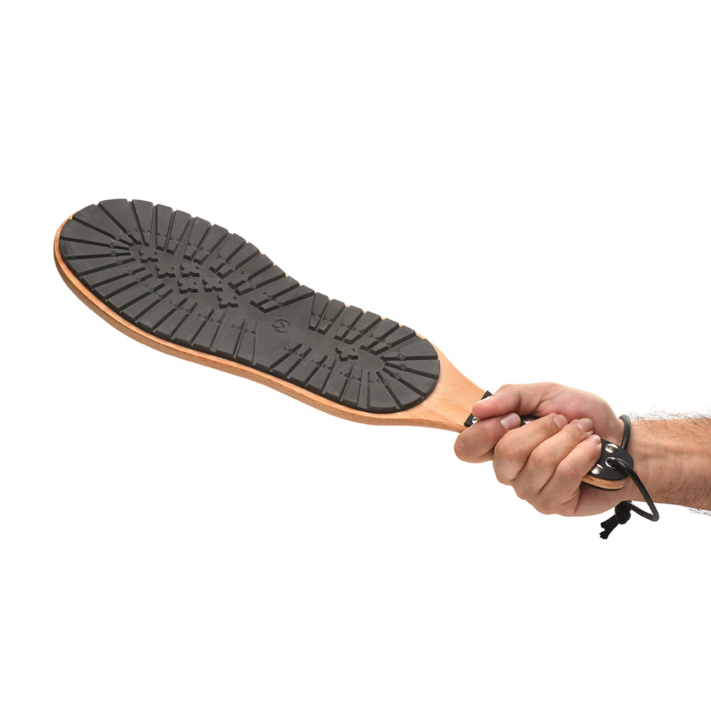 Tread Boot Spanking Paddle | Dual-Sided Impact BDSM Spanking Tool ...