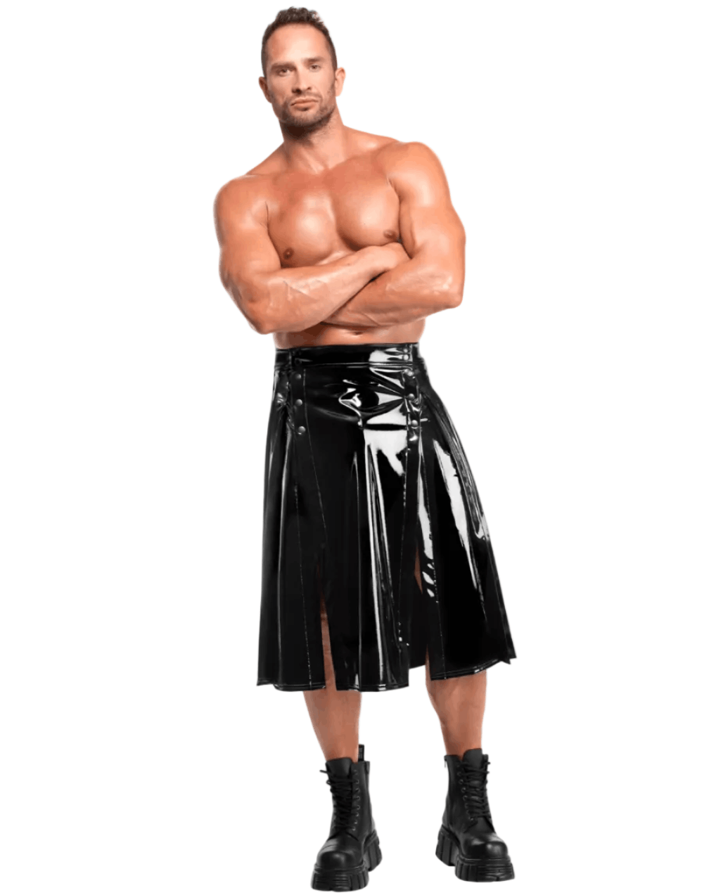 Emipre Mens Fetish PVC Kilt | Glossy Fetish Fashion Ready to Ship ...
