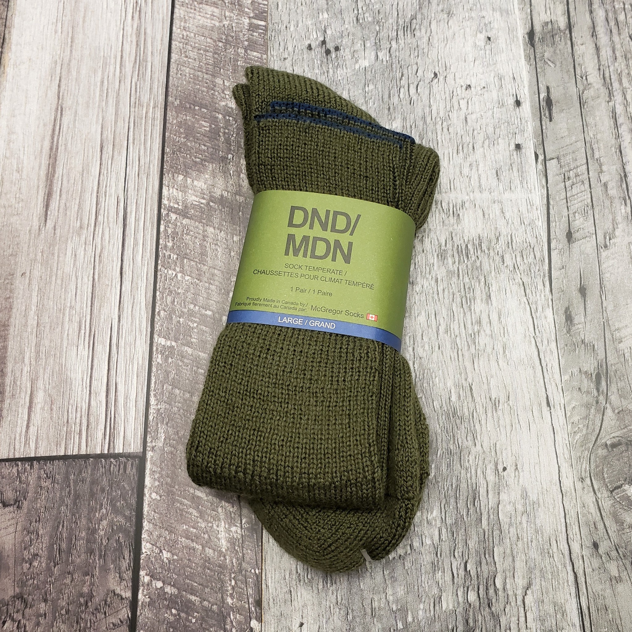 CANADIAN 60/40 WOOL SOCK -NEW - Smith Army Surplus