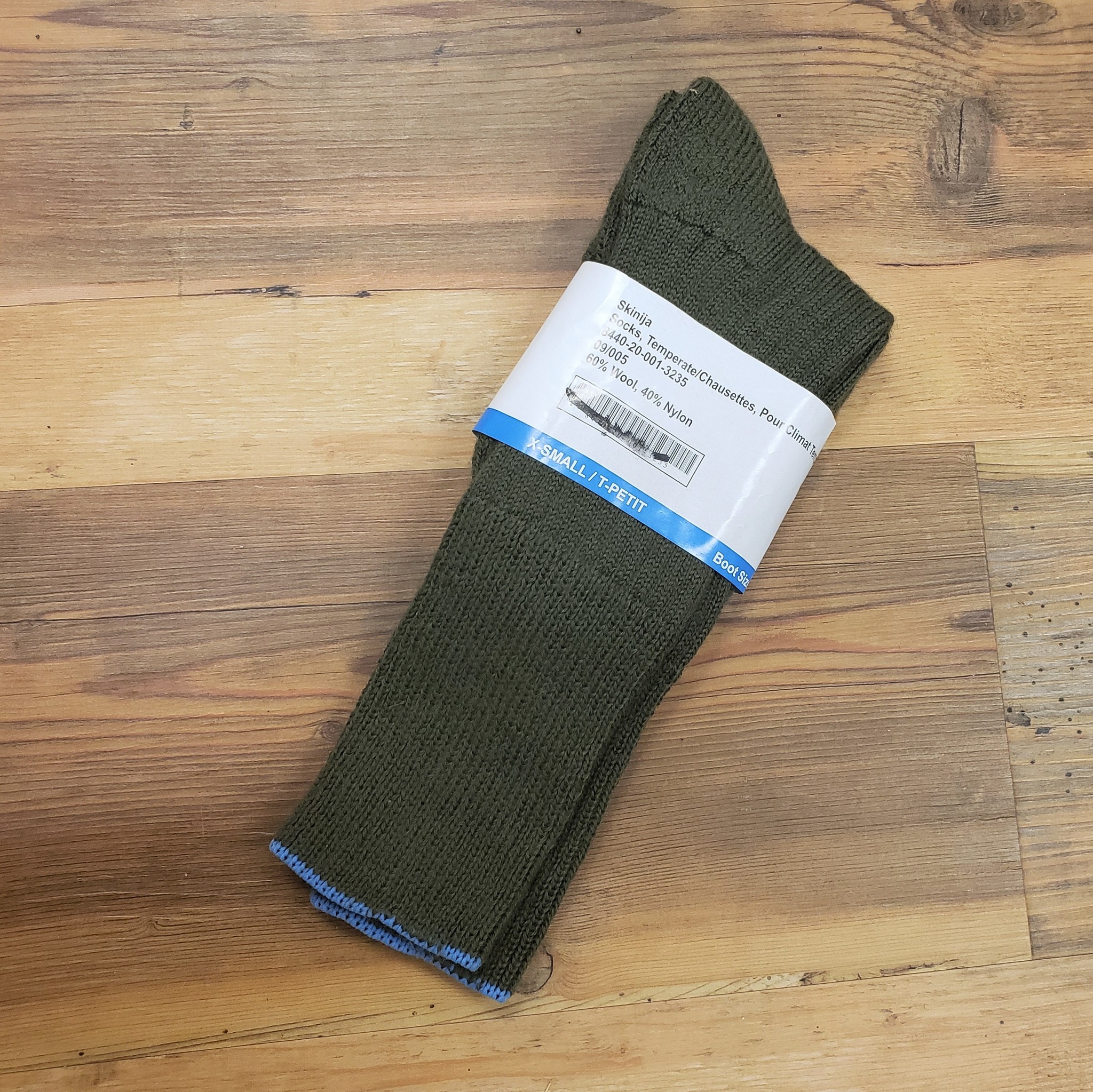 CANADIAN 60 40 WOOL SOCK NEW