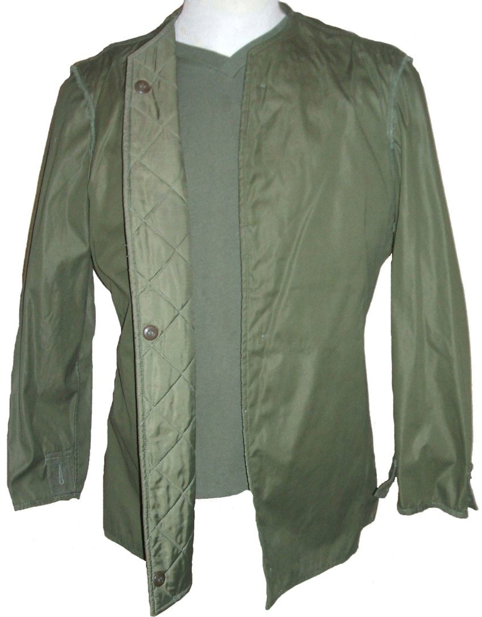 CANADIAN OLIVE COMBAT 3 SEASON JACKET with LINER/ USED - Smith Army Surplus