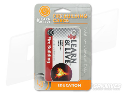 LIVE AND LEARN FIRE BUILDING CARDS - Smith Army Surplus