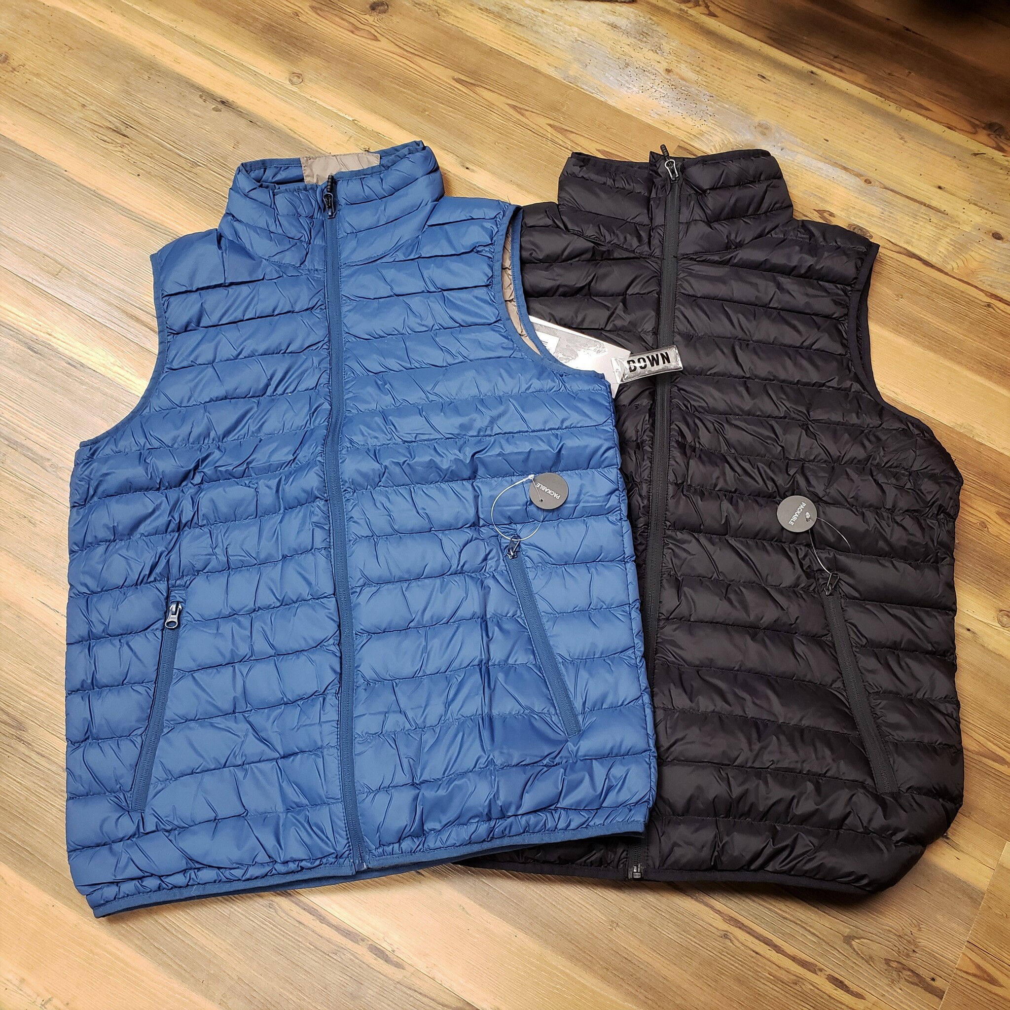 MENS 90/10 PACKABLE DOWN VEST - Smith Army Surplus
