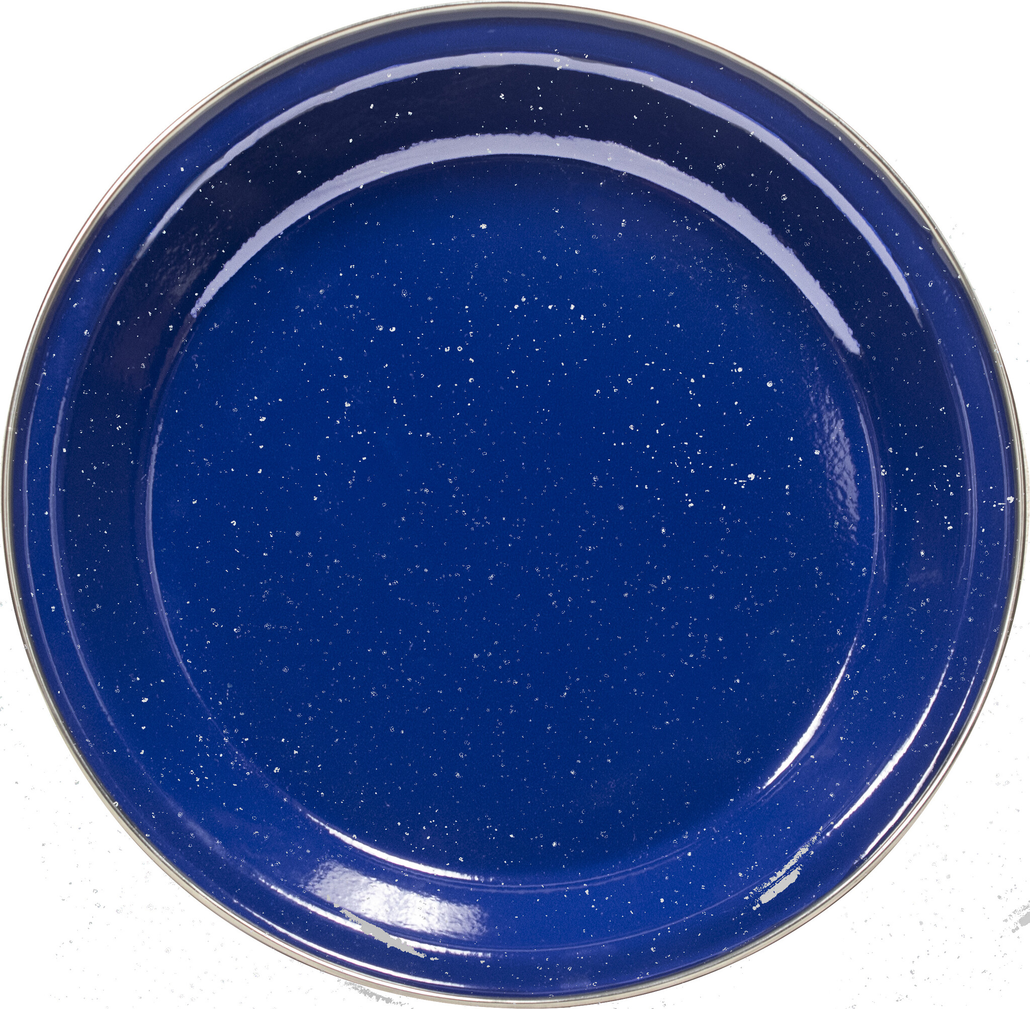 ENAMEL RIMMED DEEP PLATE - Smith Army Surplus