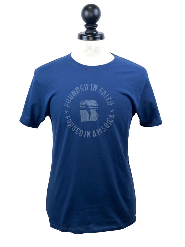 03887 Delta T-Shirt Founded in Faith - Beck's Country Store