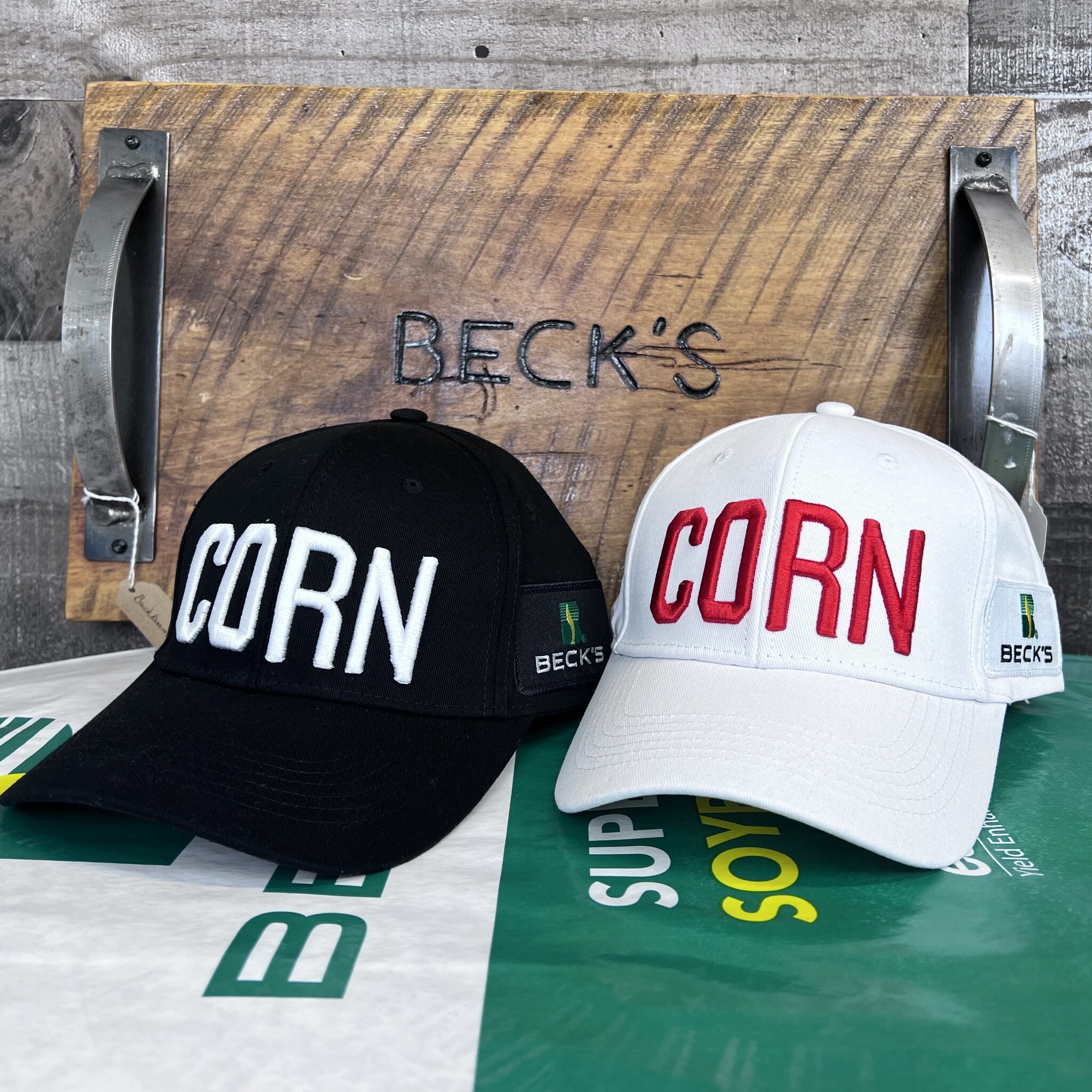 04423 CORN Hat w/ Patch - Beck's Country Store