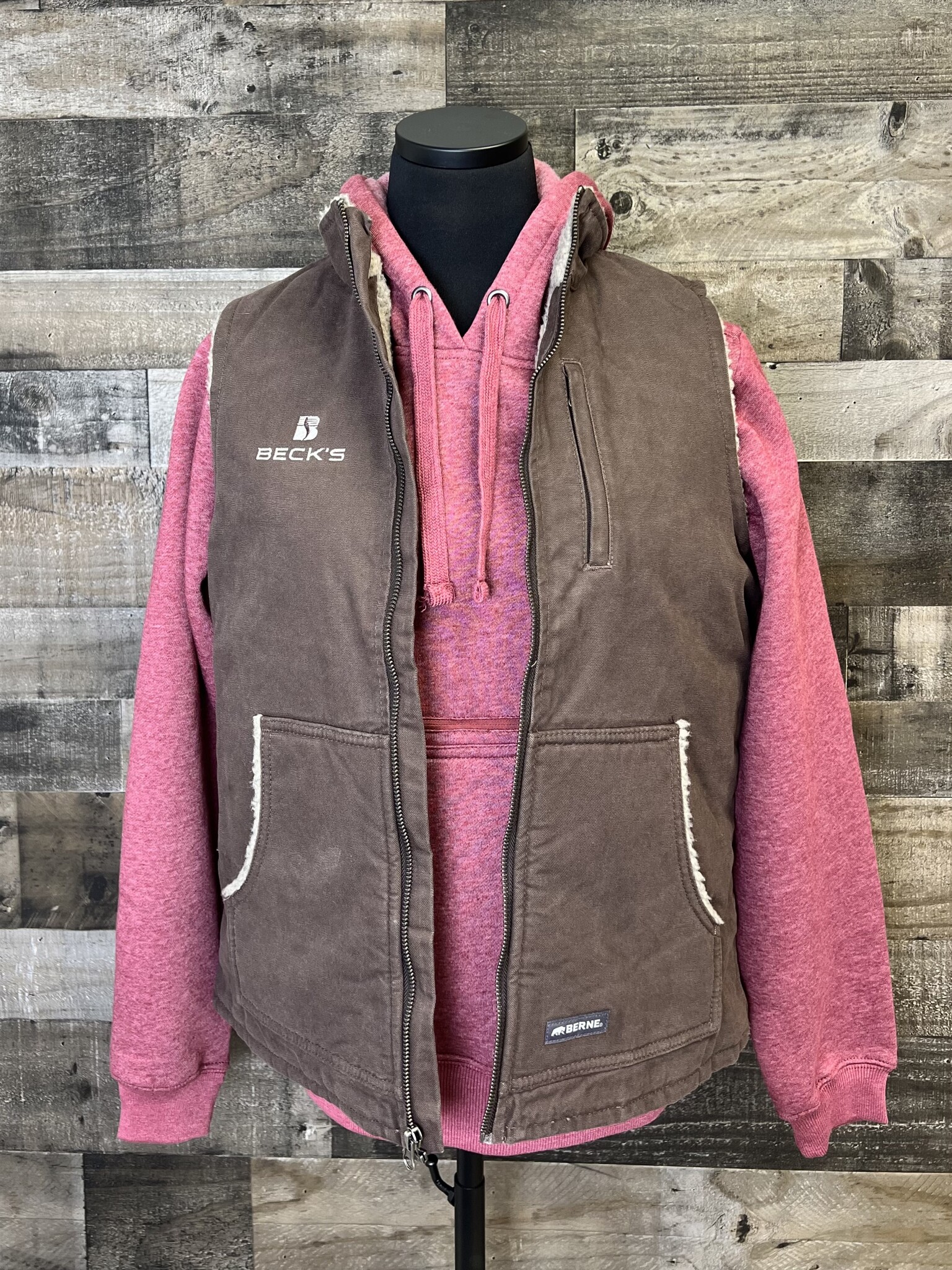 04839 Berne Women's Sherpa Vest - Beck's Country Store