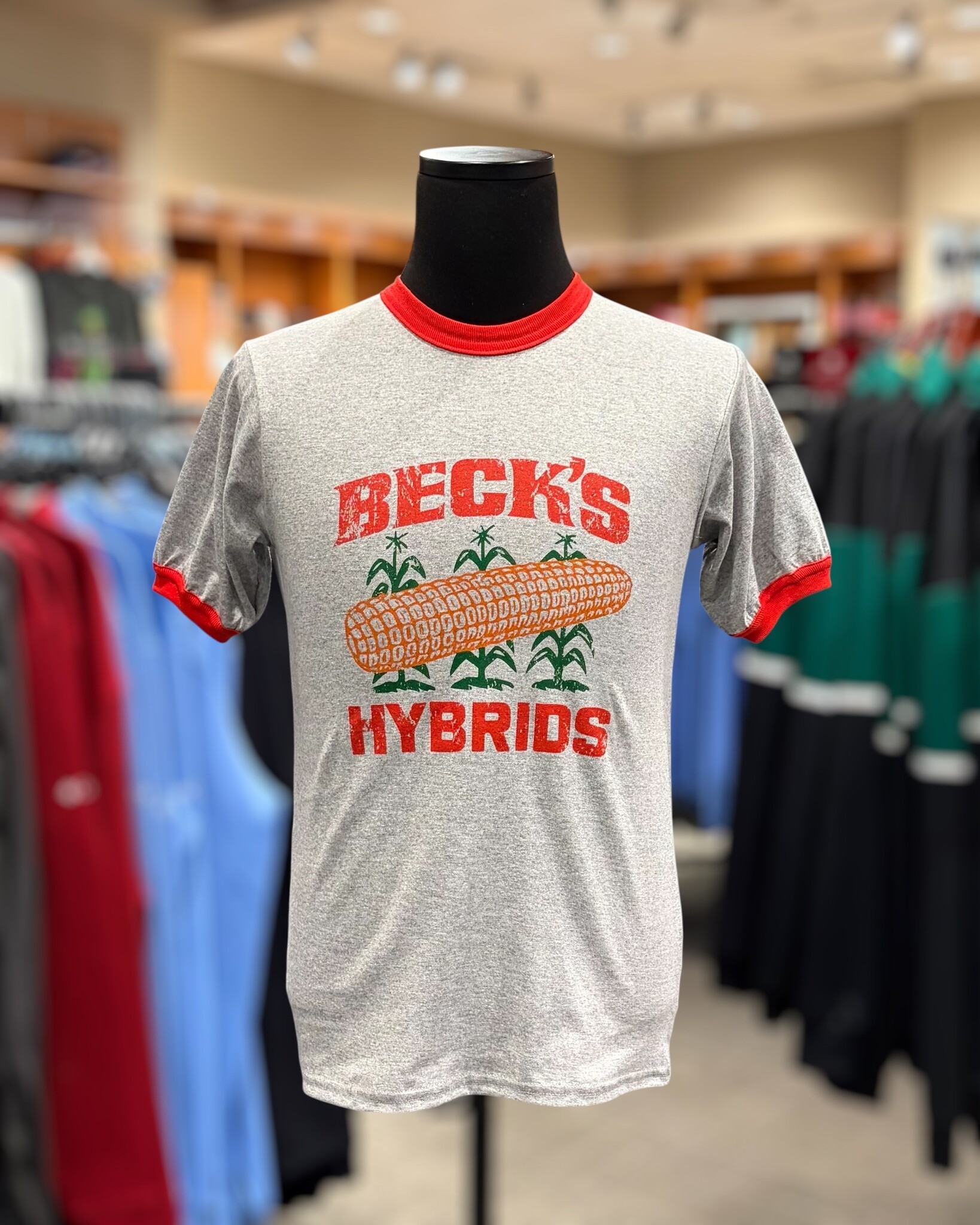 05072 Augusta Ringer Vintage Logo T-Shirt - Beck's Country Store