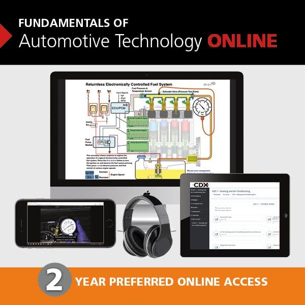 Fundamentals of Automotive Technology 2nd edition 2 year access card ...