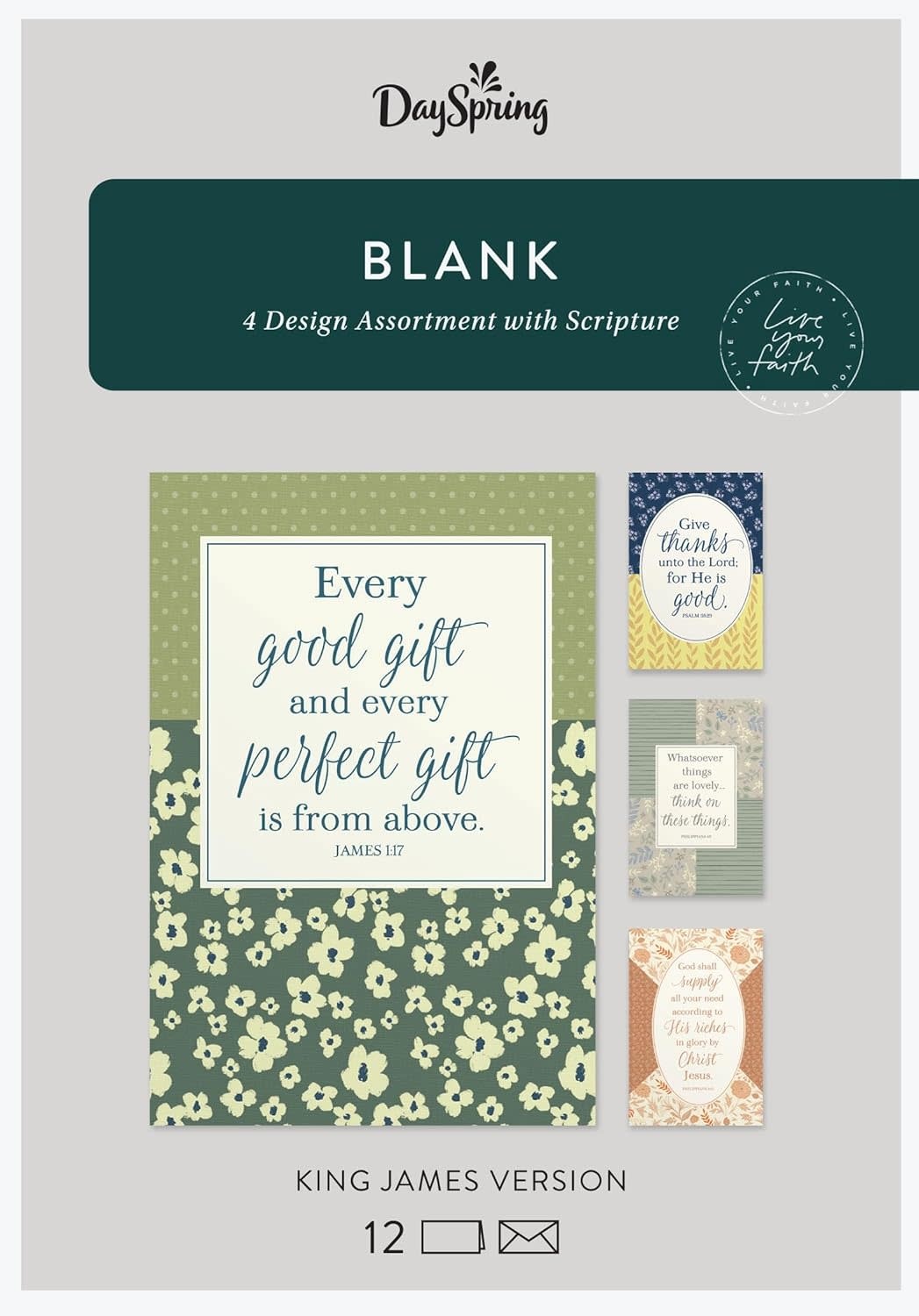 Every Good Gift Blank Cards - Crown Bookshop