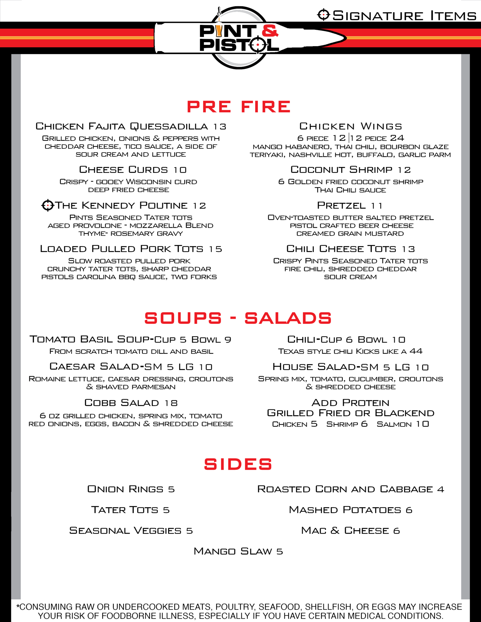 RESTAURANT - PINT & PISTOL