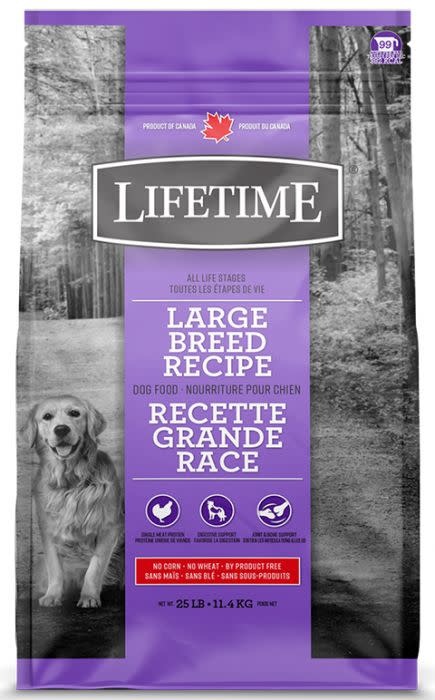 Lifetime Lifetime Dog Large Breed Chicken 11.4kg - Heritage Pet and Garden