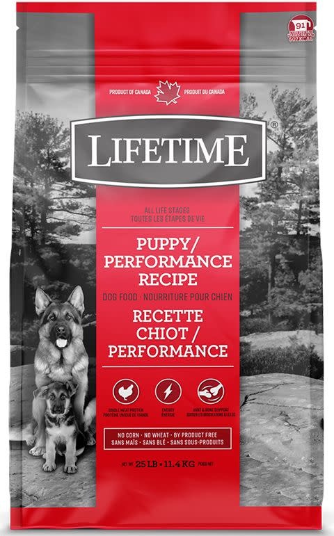 Lifetime All Life Stages Puppy Performance Dog Food 11.4kg - Heritage ...