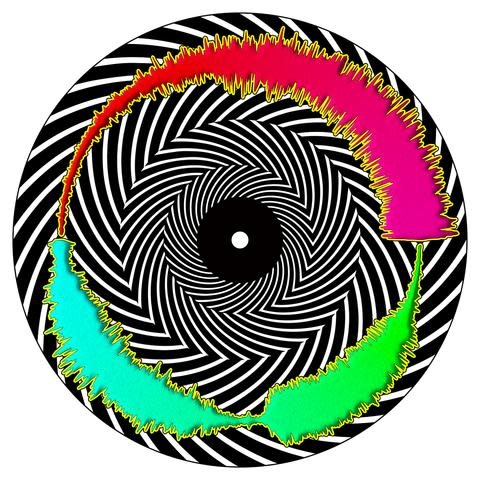 Visual Vinyl Vol. 1: Trippy 7" Scratch Record - Mile High DJ Supply