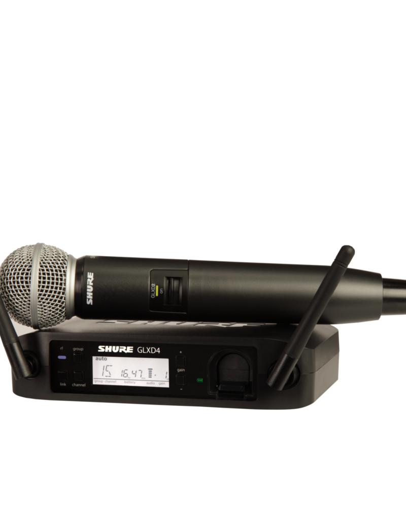 Shure GLX-D® Advanced Digital Wireless Microphone with SM58 Vocal Mic - Mile High DJ Supply
