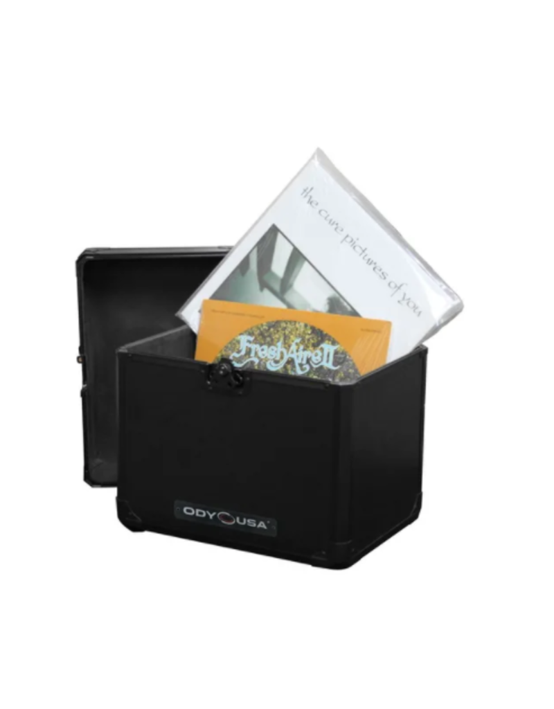 Odyssey Black KROM Record / Utility Case for 70 12″ Vinyl Records All ...