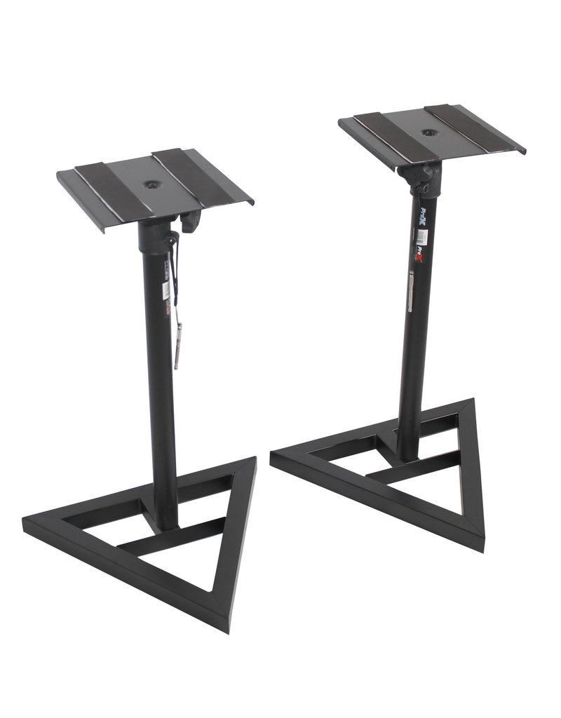 ProX Monitor Speaker Platform Stands with Rubberized Platform and Wide ...